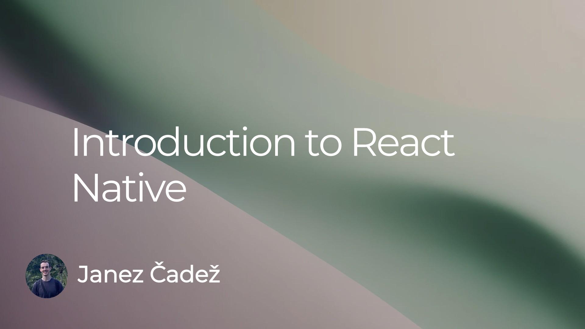 React Native Introduction - Janez Tech